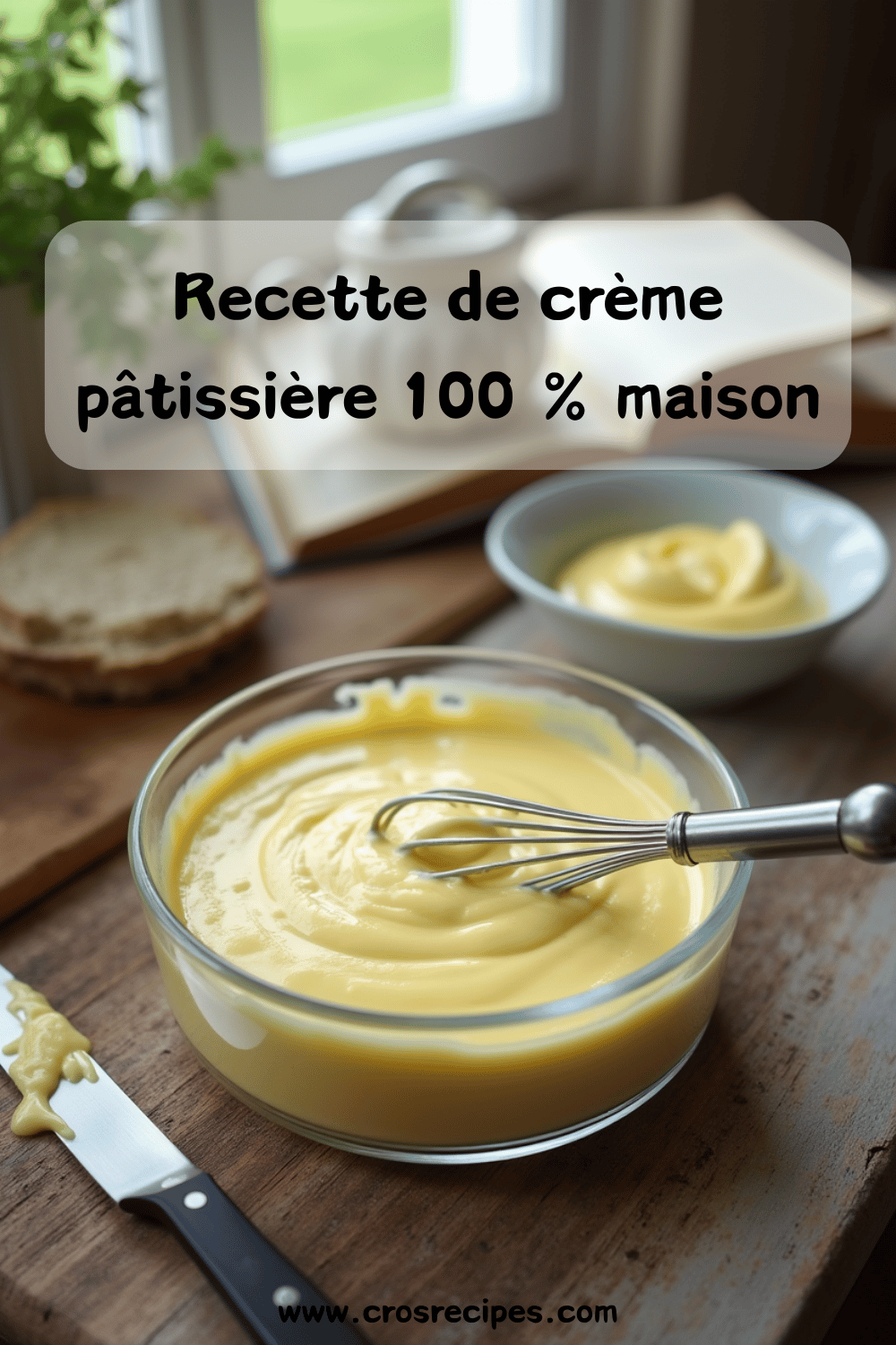 Crème pâtissière 100 % maison : une recette classique - CrosRecipes
