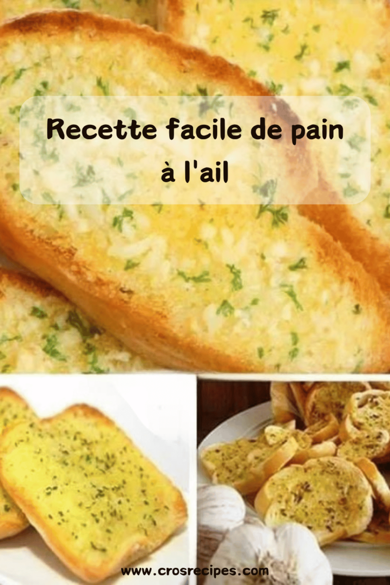 Pain à l’ail : une recette simple pour toutes les occasions - CrosRecipes