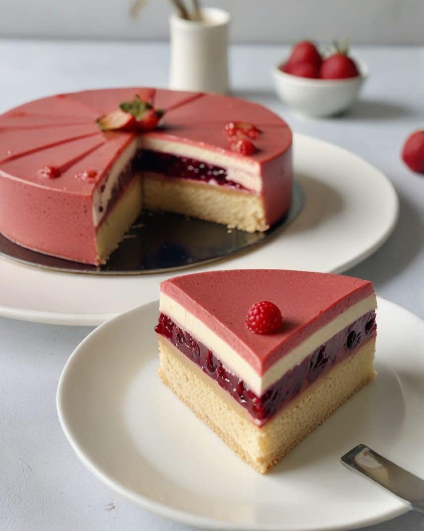 Entremets aux fruits rouges : une recette raffinée et gourmande ...