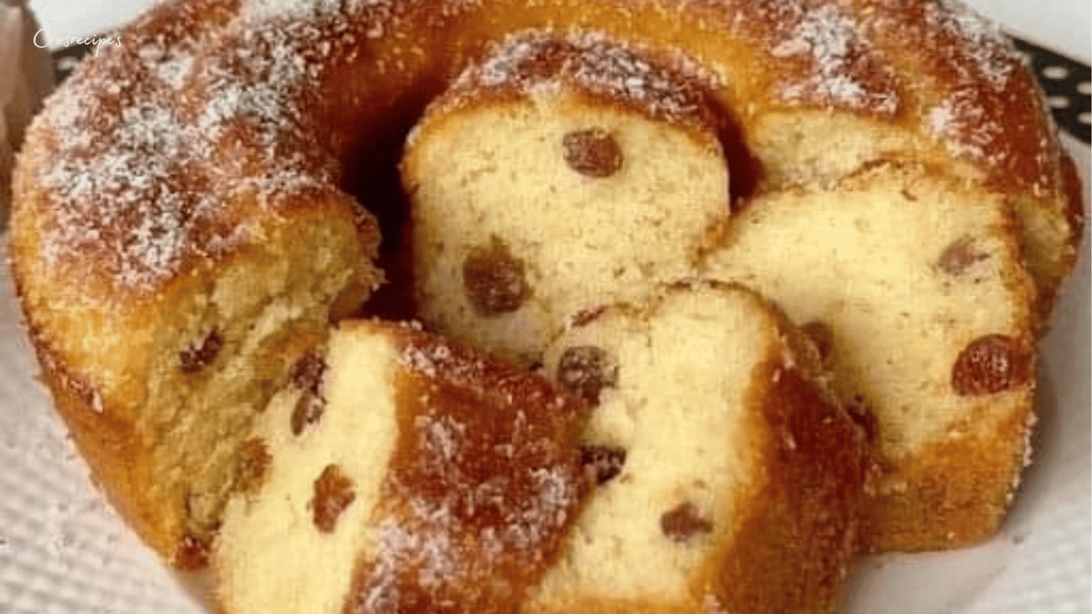 Gâteau aux raisins moelleux : une recette simple et délicieuse ...